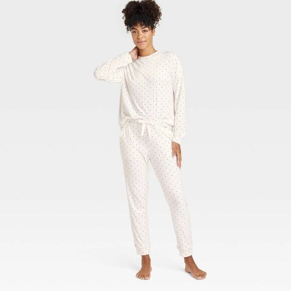 Auden | Intimates & Sleepwear | Auden Plush Fleece Pullover Top Joggers ...